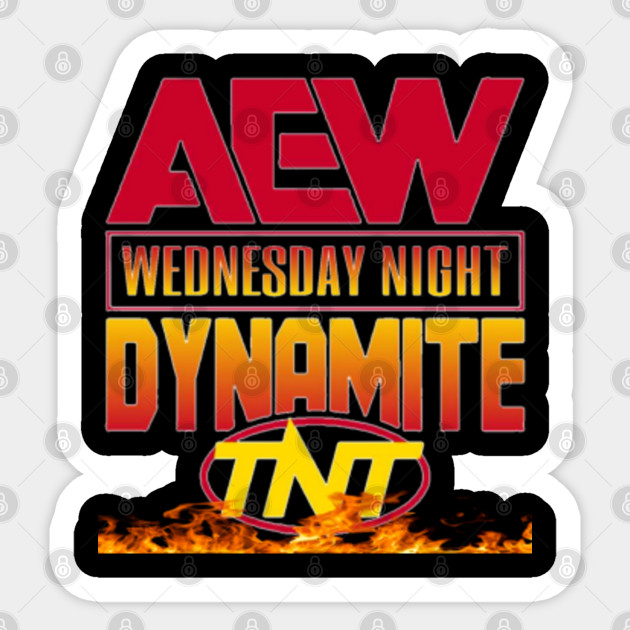 AEW Wednesday Night Dynamite - Aew - Sticker | TeePublic AEW Wednesday Night Dynamite - Aew - Sticker | TeePublic